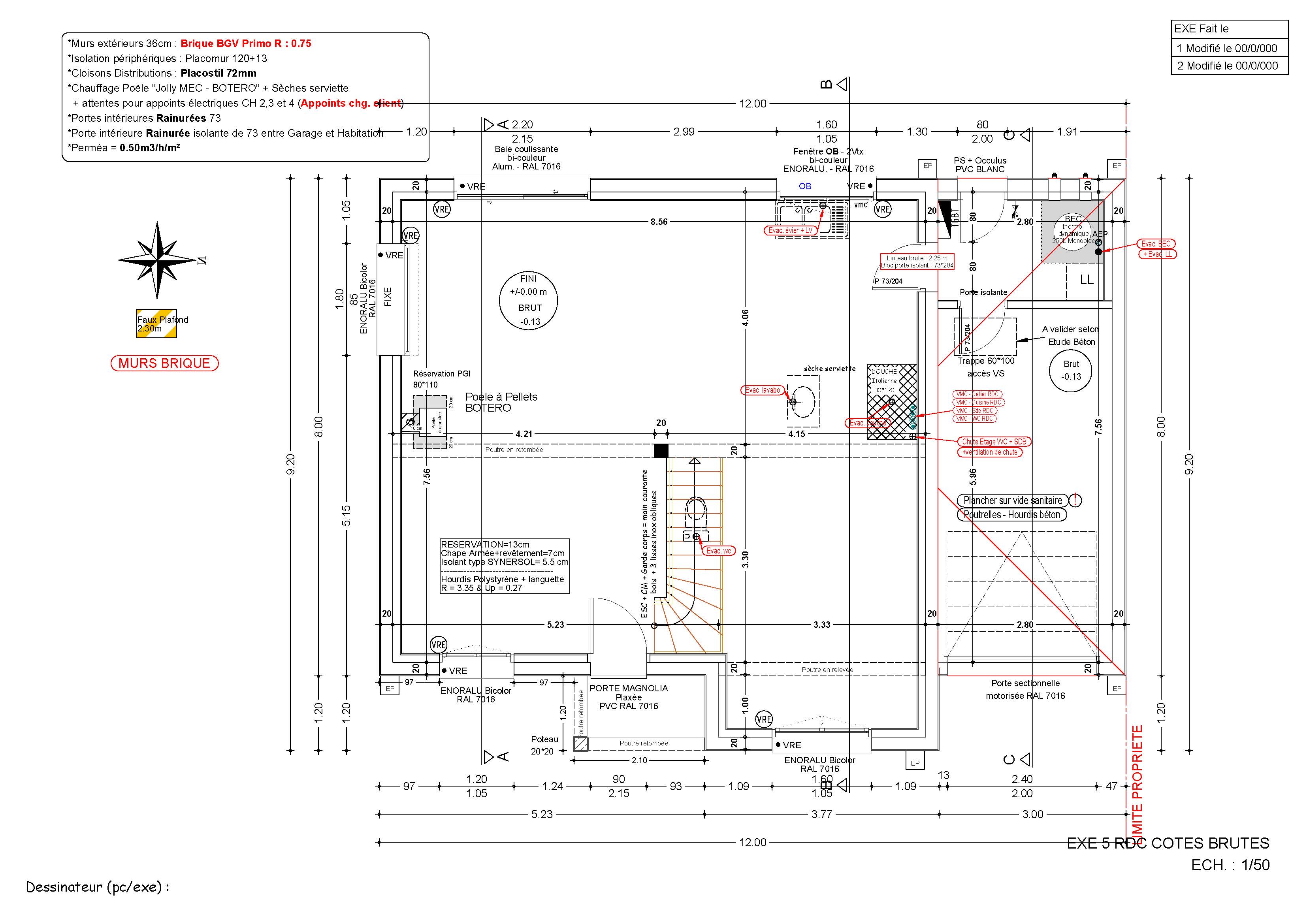 "AEdifi Plans" Dessinateur Architecture et BâtimentEXEMPLES DE DOSSIERS ...