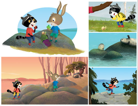 Amandine Gardie Portfolio : Albums jeunesse