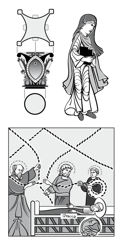 Barbara Dumas : Portfolio : Illustration contrastée et Gaufrage