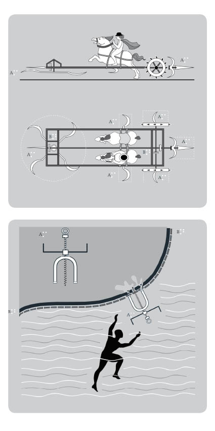 Barbara Dumas : Portfolio : Illustration contrastée et Gaufrage