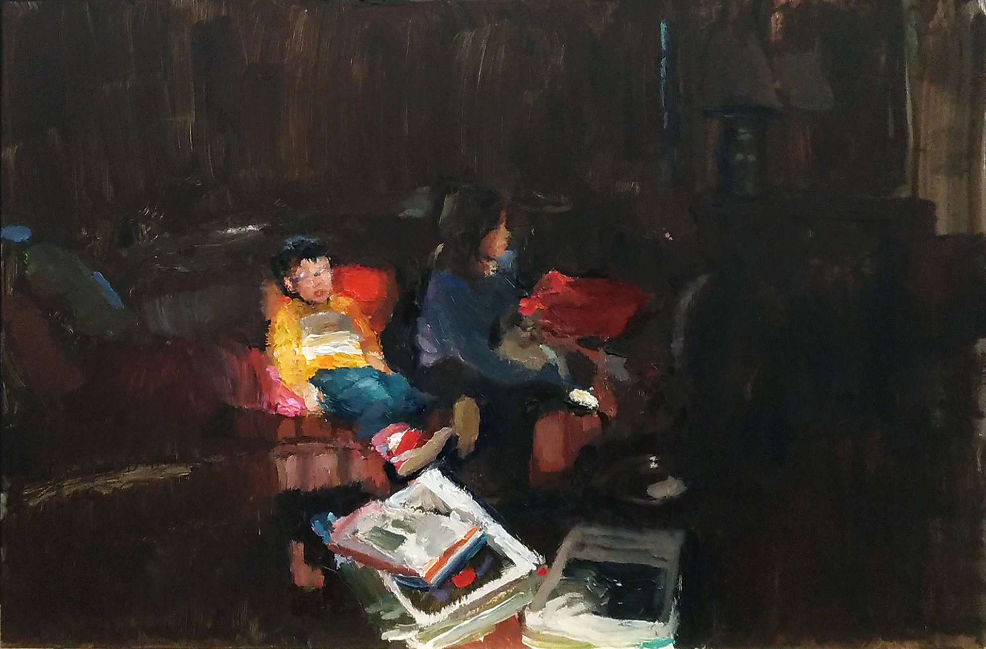 Marc Dailly peintures Portfolio :Etudes et dessins