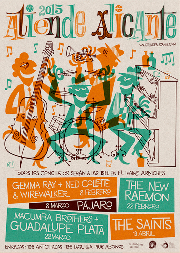 Pablo Lacruz Portfolio :Music poster