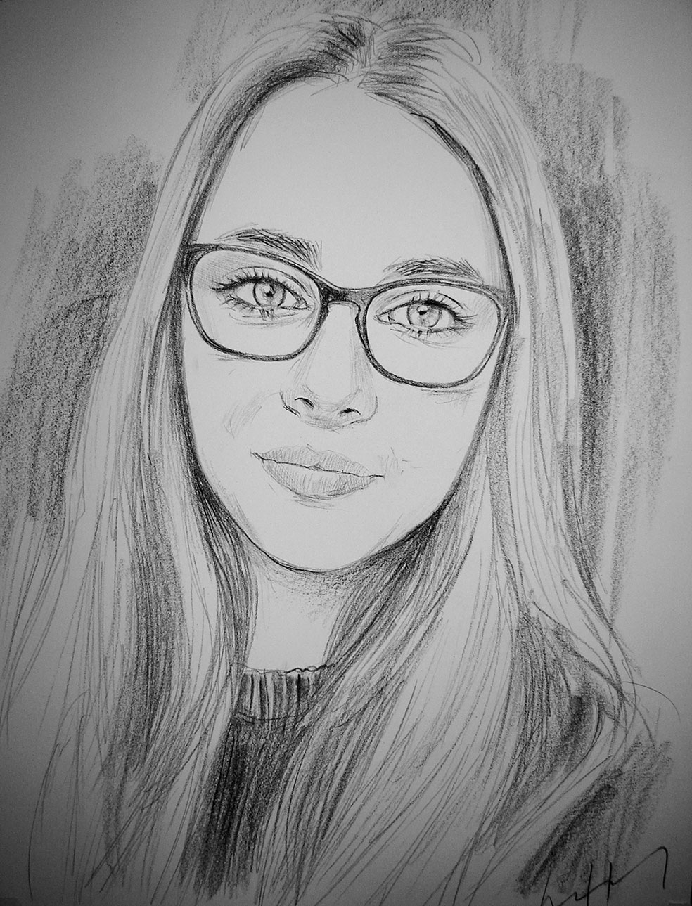 Ultra-book de portrait-crayon Portfolio